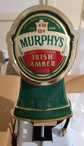 Murphys Irish Amber Tap Handle Head Assembly
