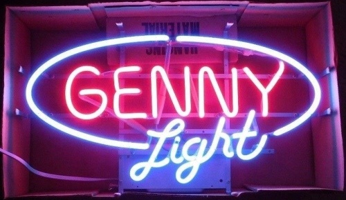Genny Light Beer Neon Sign Tube