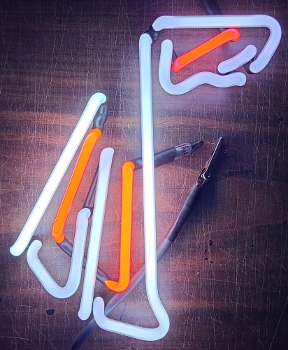 Bud Light Beer Falcons Neon Sign Tube Set